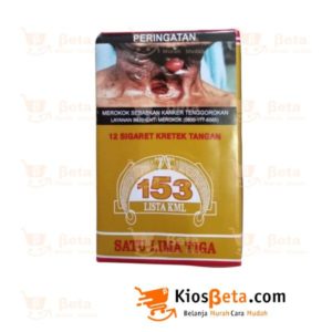 .Rokok Satu Lima Tiga -153 Kretek 12 Batang – KiosBeta.com